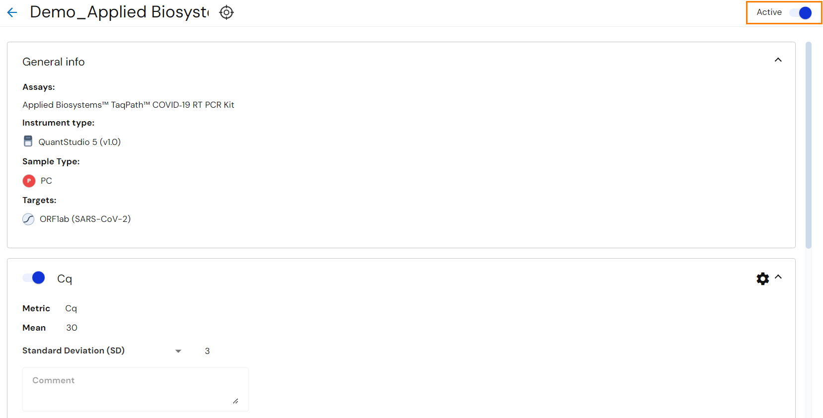 Quality control – FastFinder