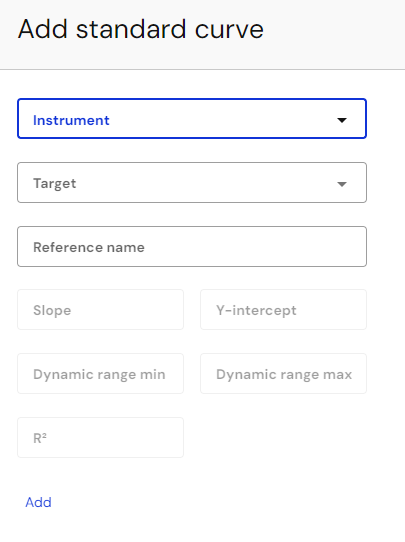 PCR tab – FastFinder