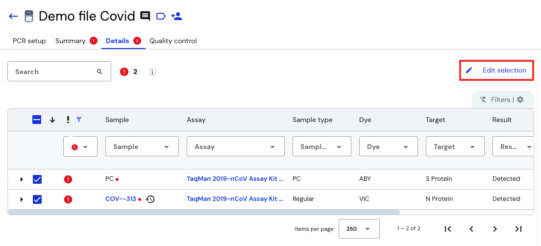 Details – FastFinder